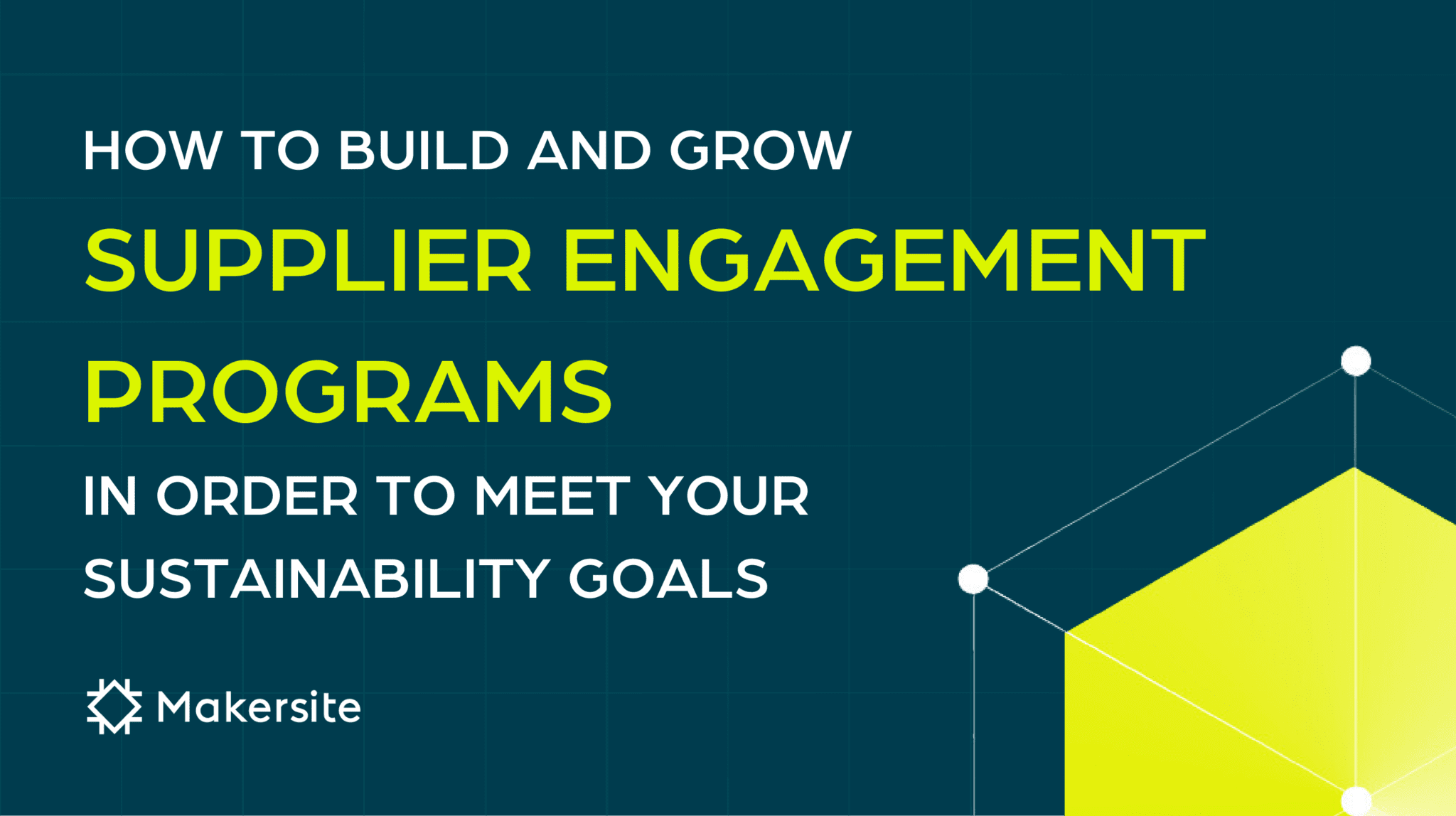 How to write an RFP for sustainability solutions